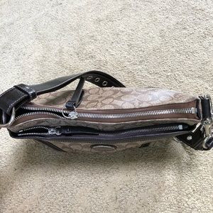 Coach | Bags | Coach Signature Khakimahogany Duffle Bag | Poshmark